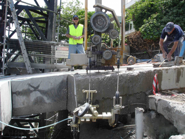 Diamond Wire Sawing – L T Diamond Drilling NSW